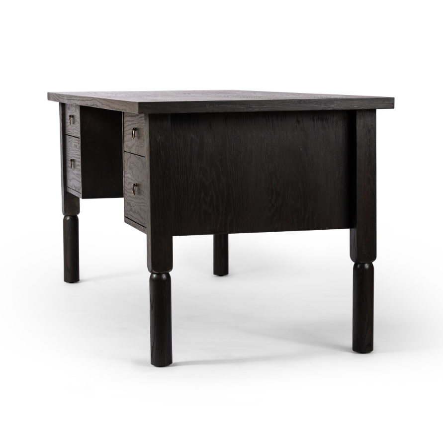 Concordia Desk - Charcoal Oak – Lane & Co.